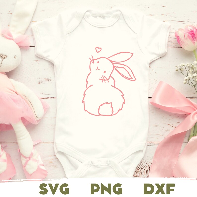 Easter Bunny SVG Cute Bunny Drawing Easter Pictures Bunny - Etsy