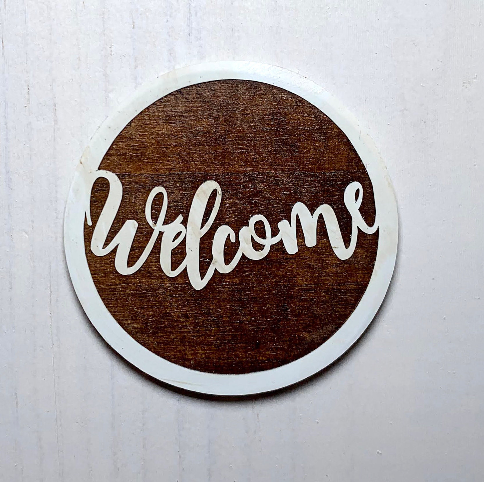 Miniature Welcome Sign Wall Decor Sign for Dollhouse - Etsy