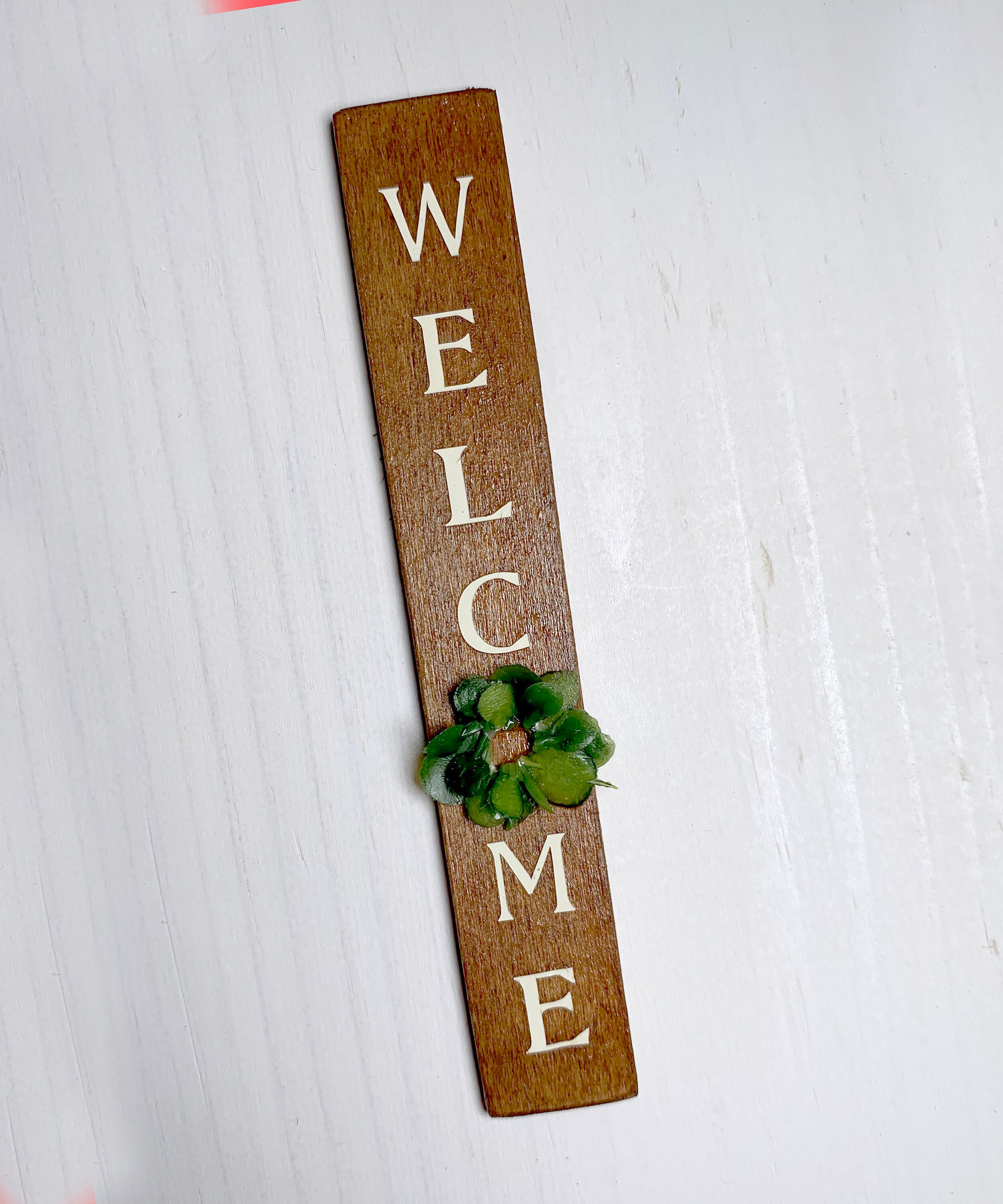 Miniature Front Door Welcome Sign 1:12 Scale Farmhouse Sign - Etsy