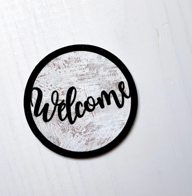 Miniature Welcome Sign Wall Decor Sign for Dollhouse - Etsy