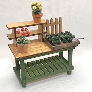 DIY Dollhouse Miniature Garden Bench DIY - 1:12 Scale - Etsy
