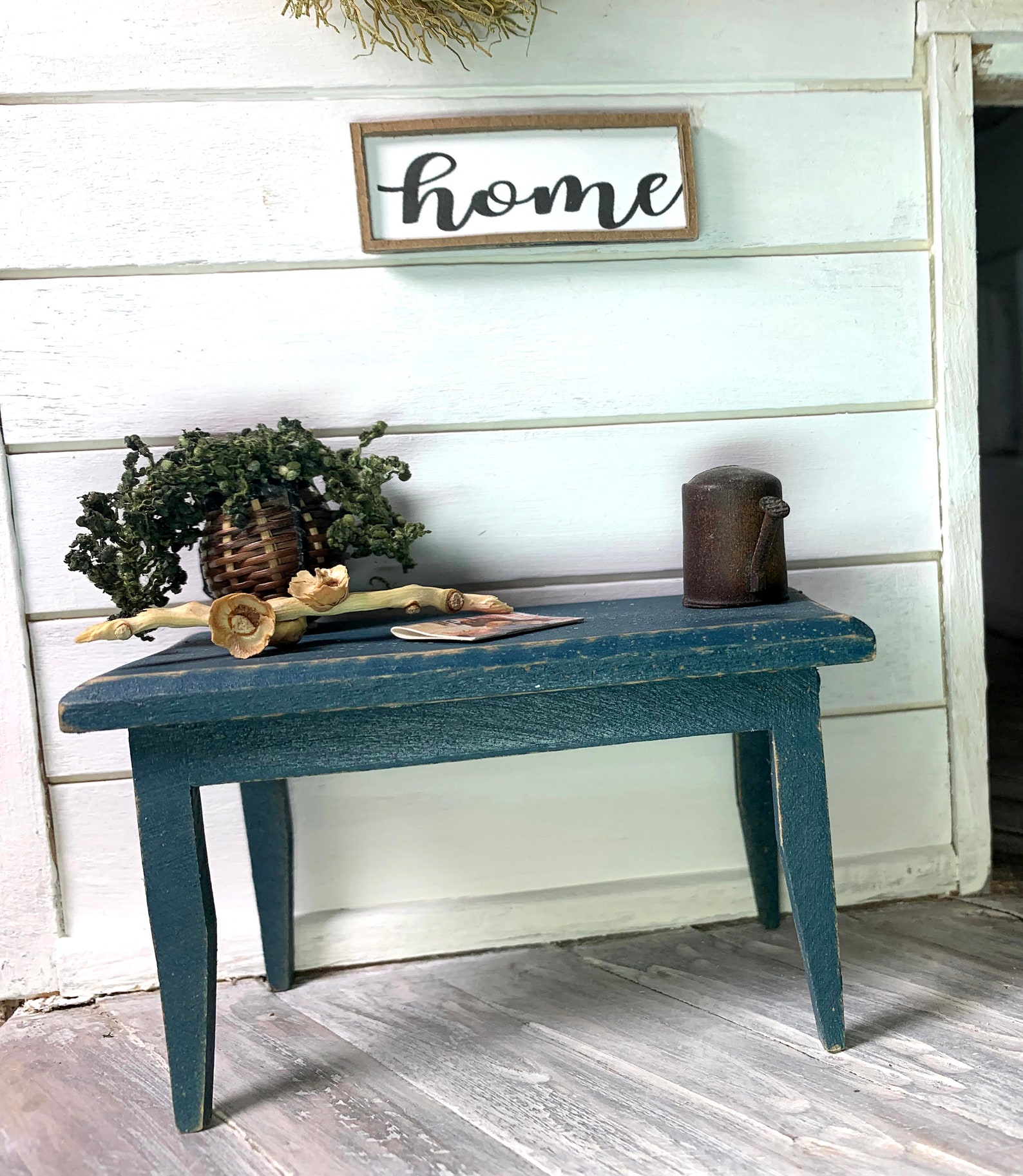 Miniature Home Sign Wall Decor Sign for Dollhouse 1:12 - Etsy