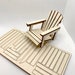 DIY Miniature Adirondack Chair DIY 1:12 Scale - Etsy
