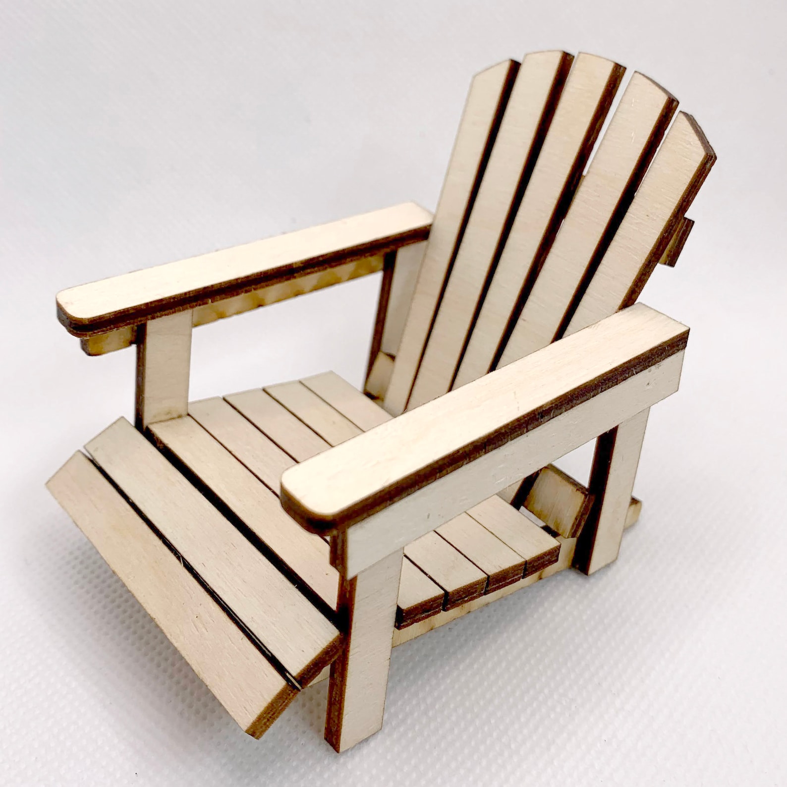 DIY Miniature Adirondack Chair DIY 1:12 Scale - Etsy