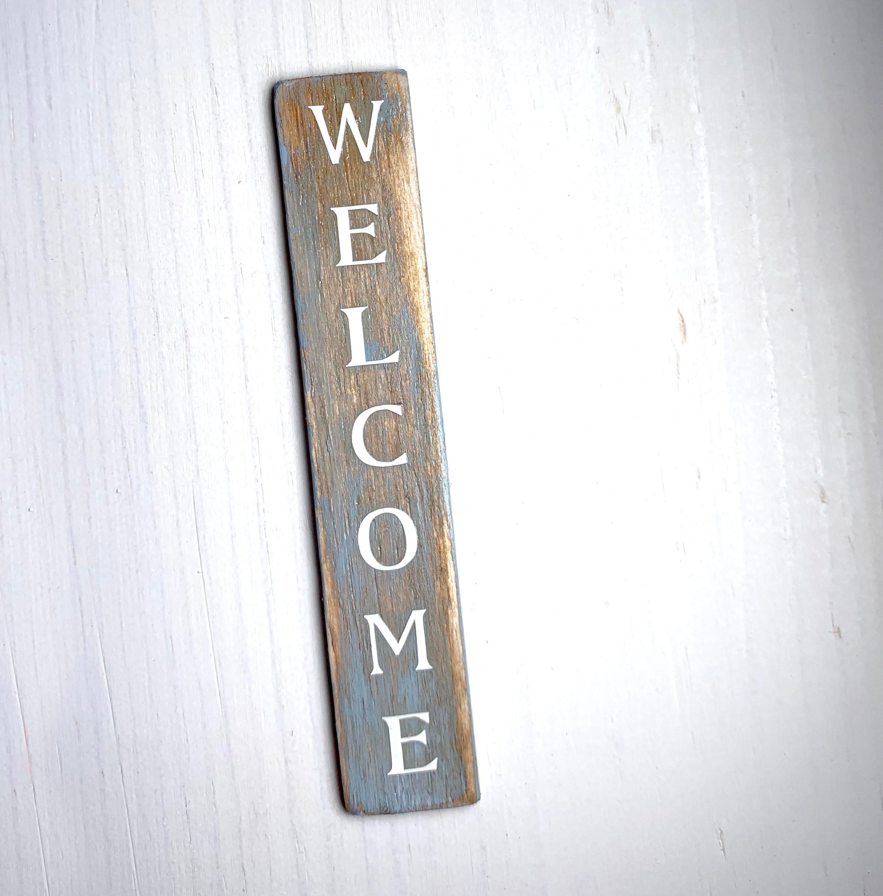 Miniature Front Door Welcome Sign 1:12 Scale Farmhouse Sign - Etsy