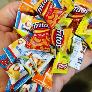 Miniature Bag of Chips - 1:12 Scale - Etsy