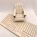 DIY Miniature Adirondack Chair DIY 1:12 Scale - Etsy