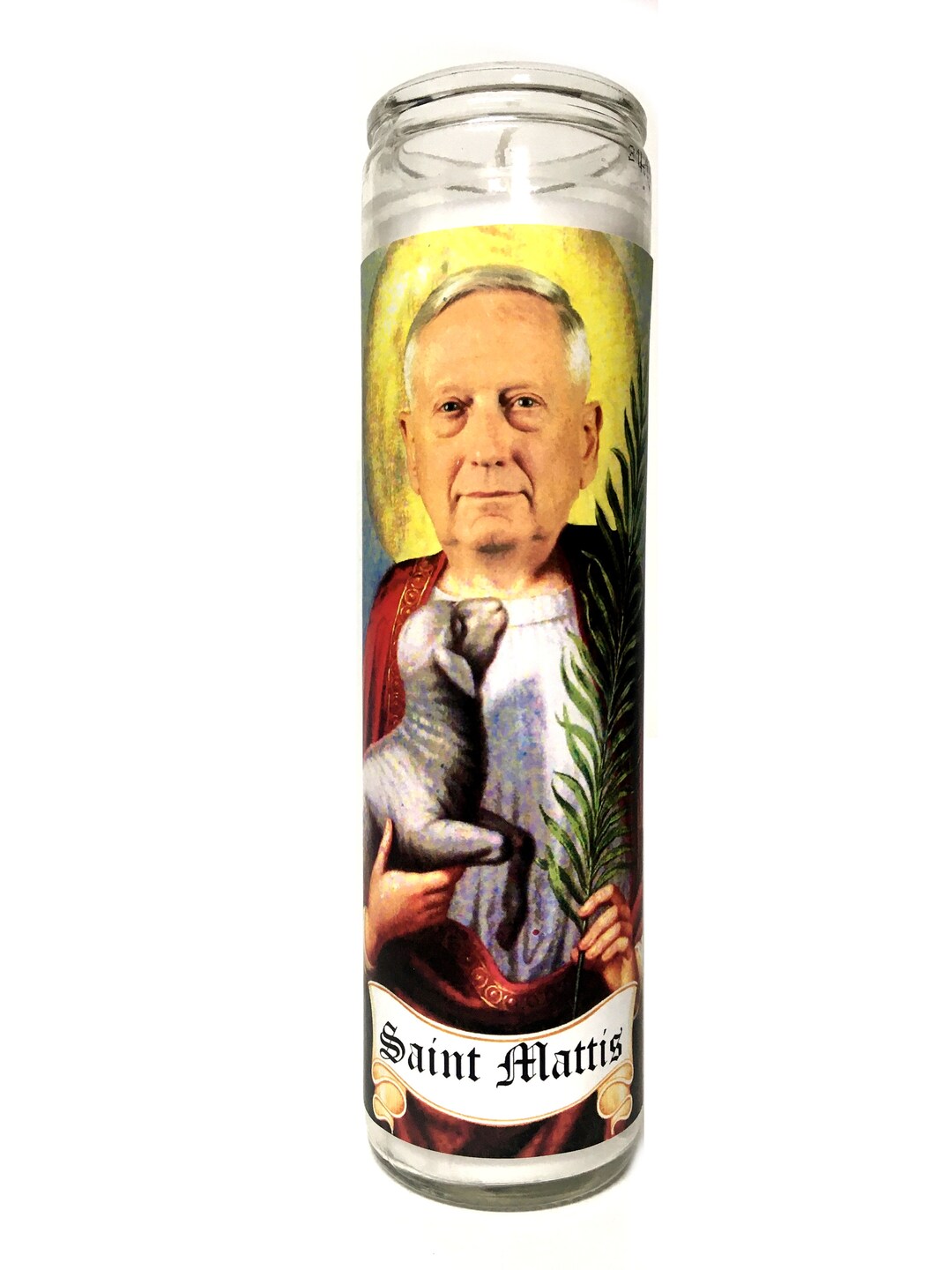 General Mattis Parody Devotional Prayer Saint Candle - Etsy