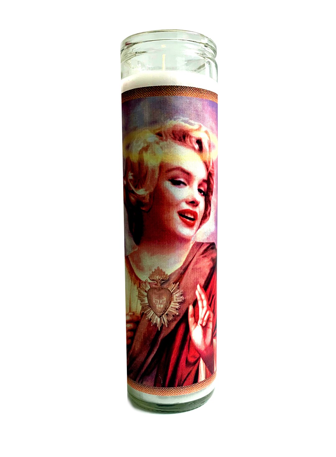 Marilyn Monroe Parody Devotional Prayer Saint Candle - Etsy