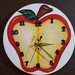 Apple Clock - Etsy
