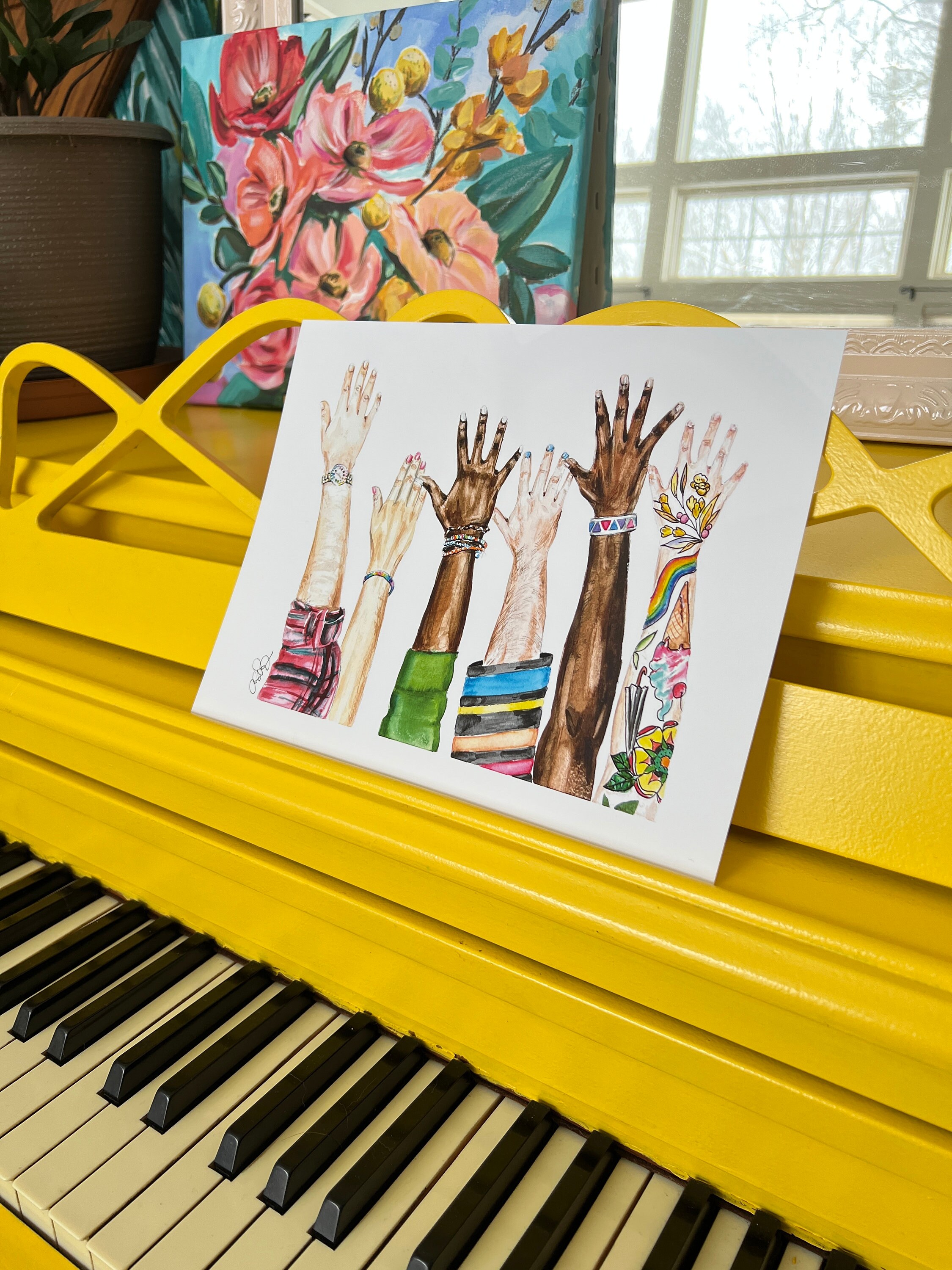 Everyone is Welcome Here, LGBTQ Inclusion and Love, Welcome Sign, Pride ...