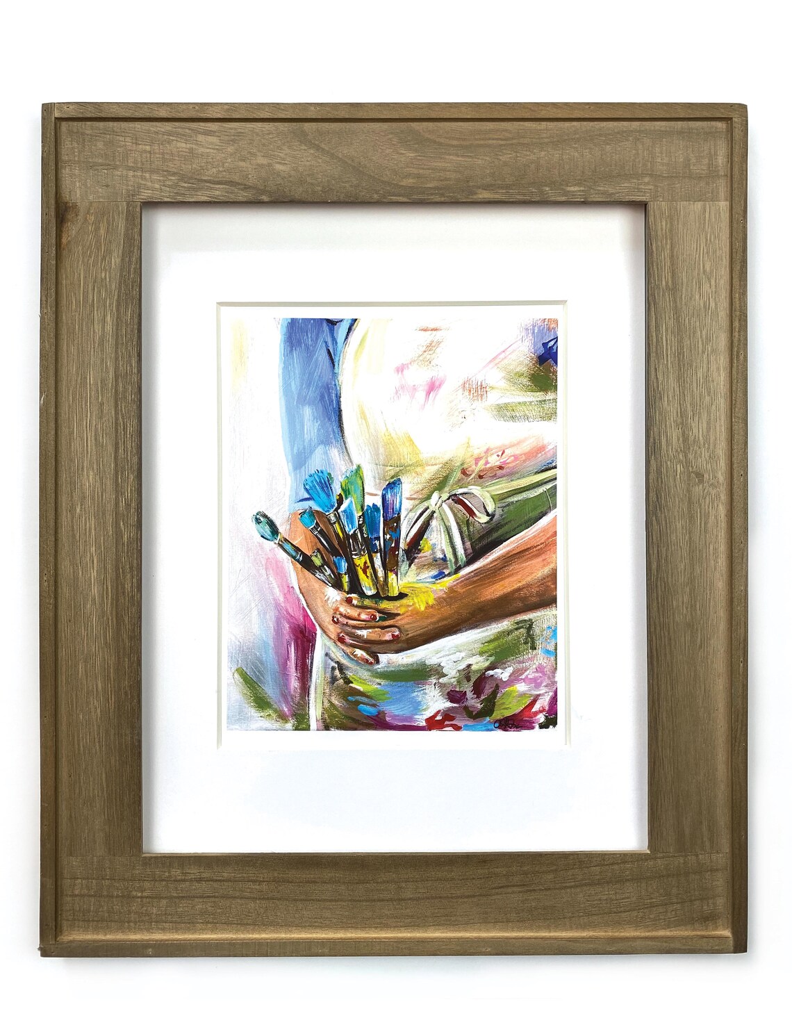 Painter Art Print Artist Art Print Artist Painting | Etsy