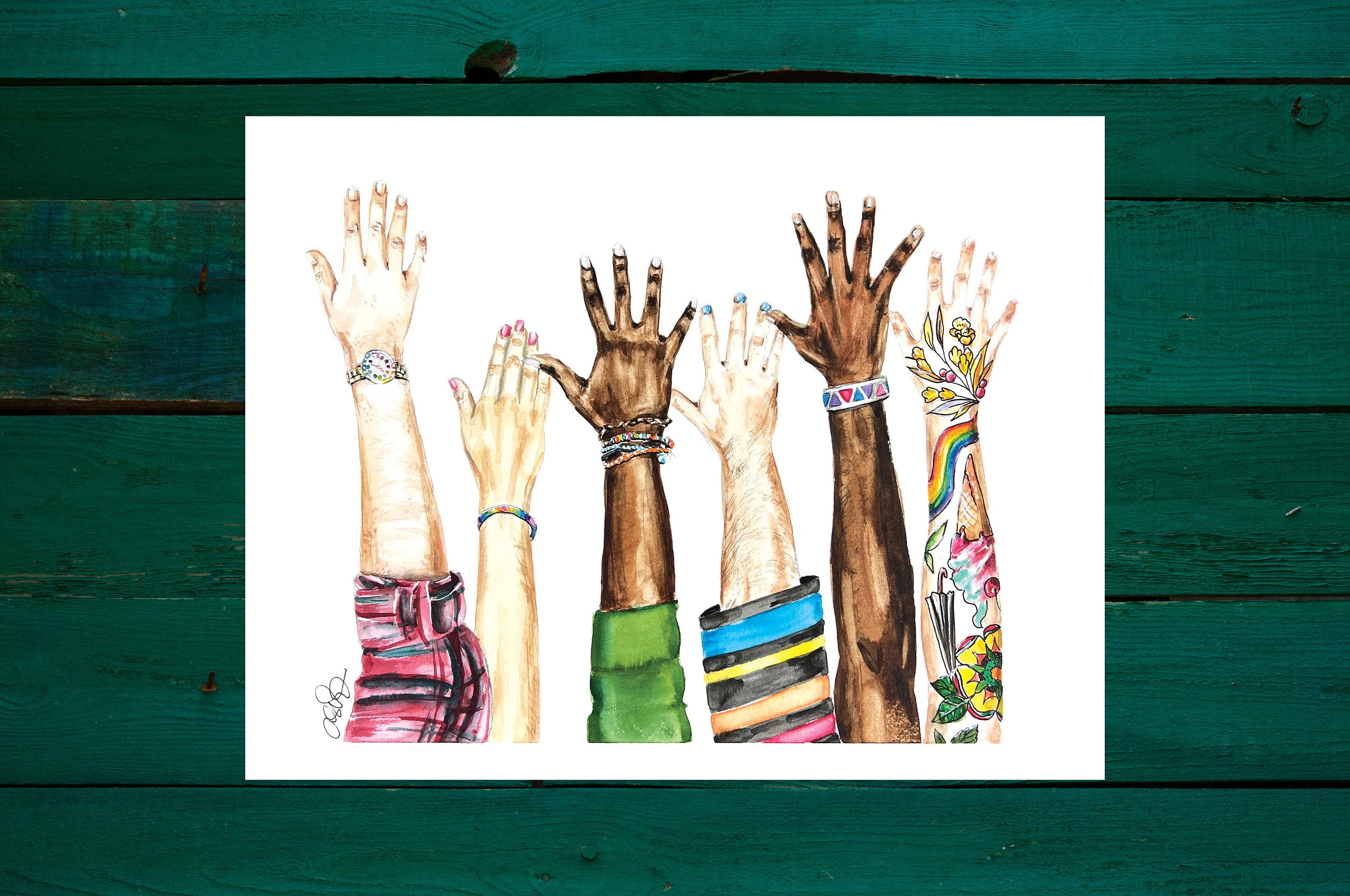 Everyone is Welcome Here, LGBTQ Inclusion and Love, Welcome Sign, Pride ...