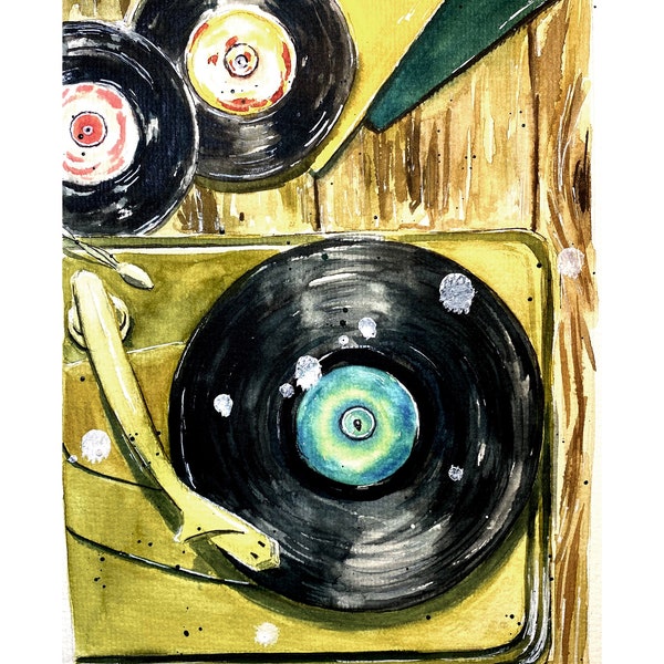 Vinyl Record Art - Etsy