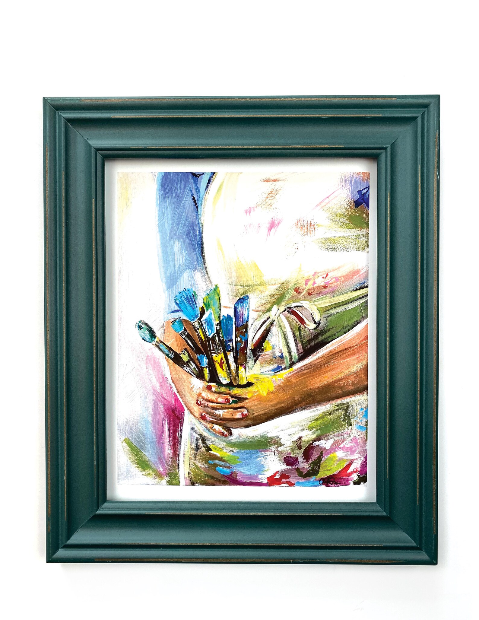 Painter Art Print Artist Art Print Artist Painting | Etsy