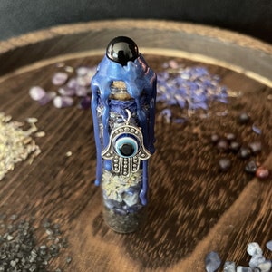 Evil Eye Protection Spell Jar, Nazar Spell Bottle, Intention ...