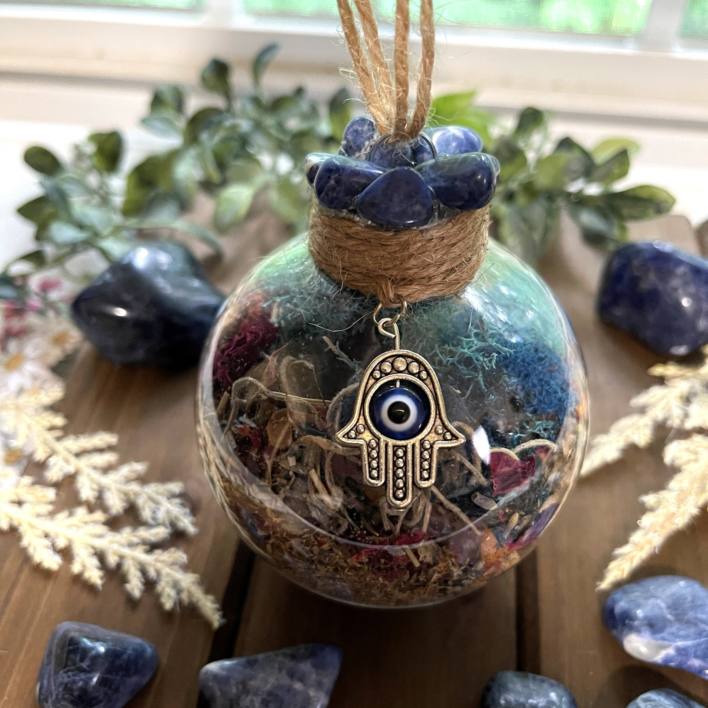 Evil Eye Witch Ball Protection Witch Ball Pagan Wiccan - Etsy