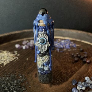 Evil Eye Protection Spell Jar, Nazar Spell Bottle, Intention ...