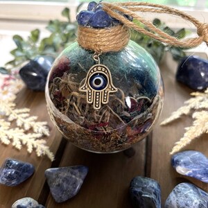 Evil Eye Witch Ball | Protection Witch Ball | Pagan | Wiccan | Witchy ...