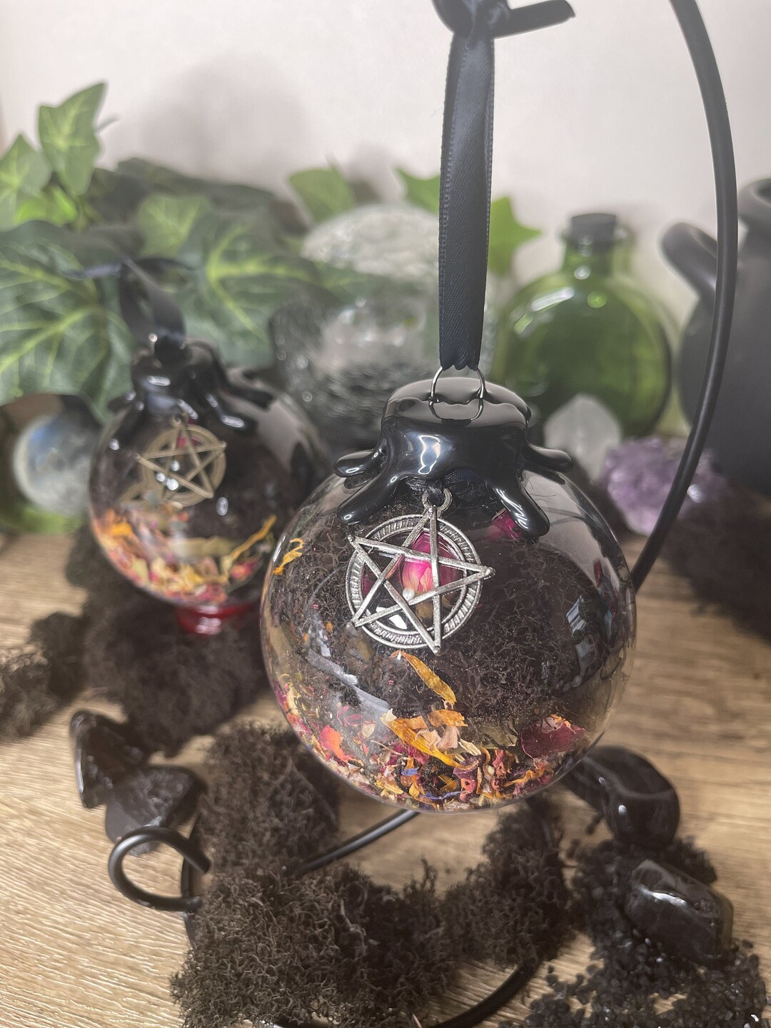 Protection Pentacle Witch Ball | Protection Spell Ball | Home ...