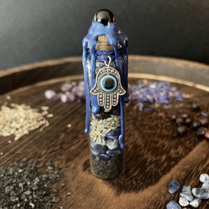 Evil Eye Protection Spell Jar, Nazar Spell Bottle, Intention ...