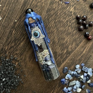 Evil Eye Protection Spell Jar, Nazar Spell Bottle, Intention ...