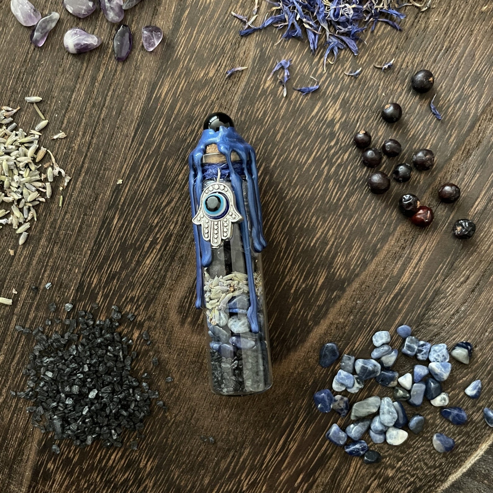 Evil Eye Protection Spell Jar, Nazar Spell Bottle, Intention ...