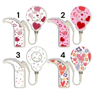 Cochlear Implant Stickers/cochlear Skins/ N8 Cochlear /nucleus 8/skin/decal/ci/valentine/hearts ...