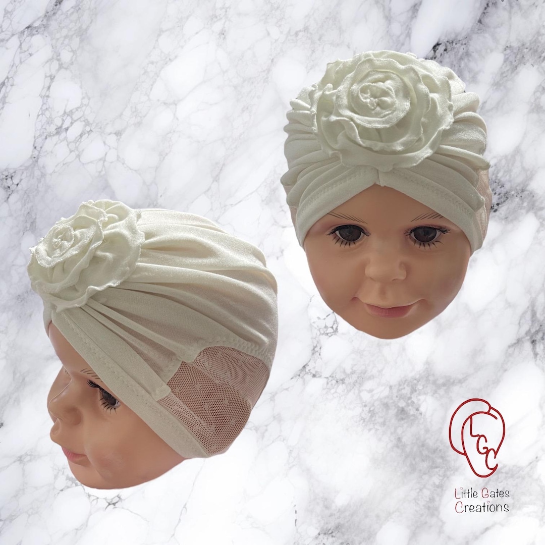 Turban/head Wrap/hearing Aid/cochlear/hat/bonnet/deaf/hoh/retention ...