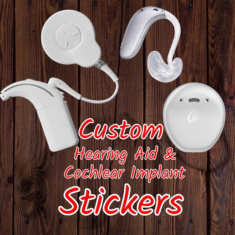 Custom Cochlear Implant Sticker: N8 Hearing Device Decal - Etsy
