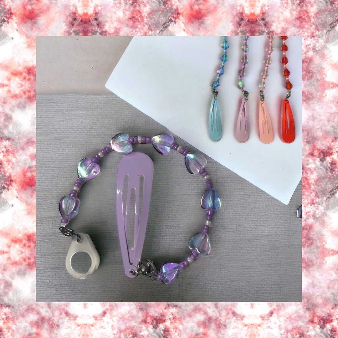 Beaded 6 Inch Retention Cord/ Hearing Aid Clip/cochlear Clip/earring ...
