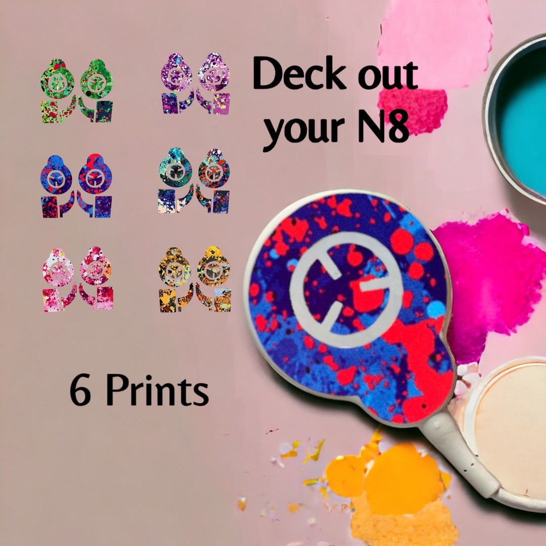 Colorful Paint Splatter N8 Cochlear Sticker/skin/decal/ci - Etsy Australia