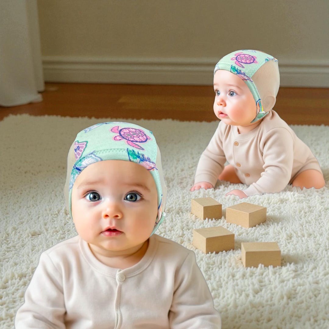 Mesh Pilot Cap for Babies: Hearing Aid and Cochlear Implant Knit Hat ...