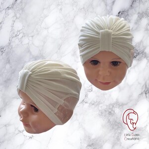 Turban/head Wrap/hearing Aid/cochlear/hat/bonnet/deaf/hoh/retention ...