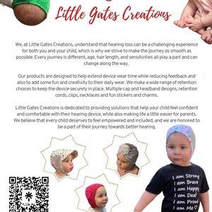 CUSTOM HALF MESH /hearing Aid/cochlear Implant/hat/mesh/sides/infant ...