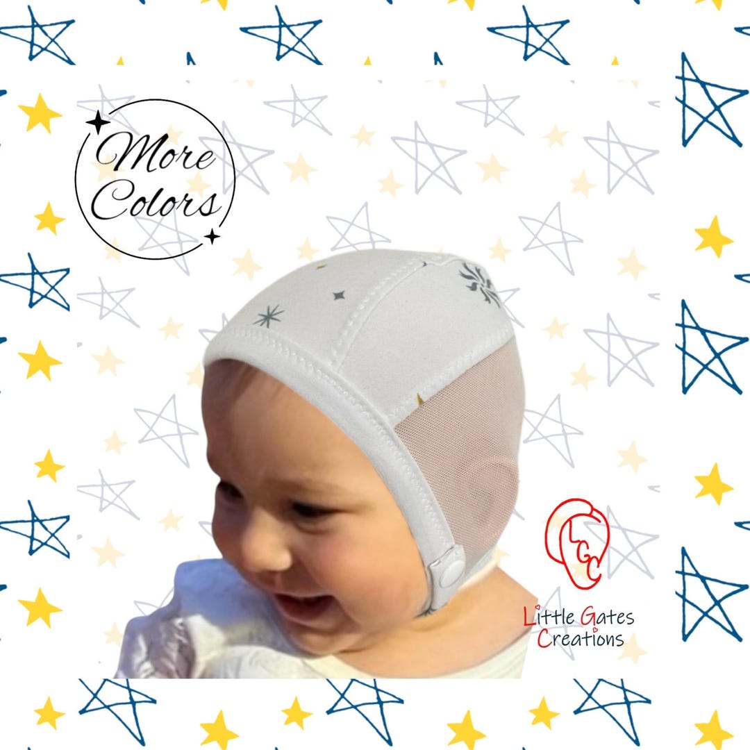 Pilot Cap/ready to Ship/1/2 Mesh Side Cap/hearing Aid Hat/cochlear ...