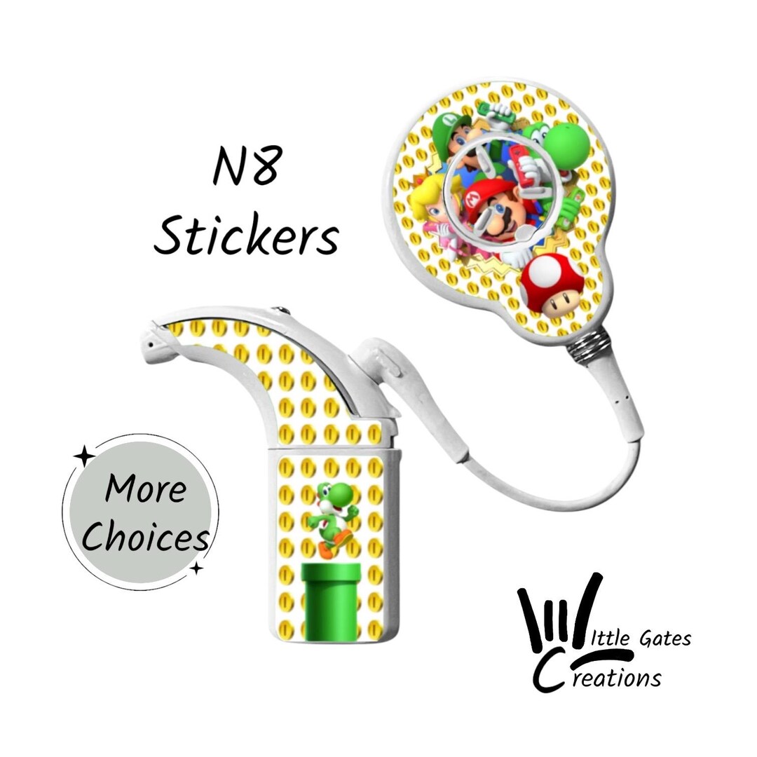 Cochlear Implant Stickers/cochlear Skins/n8 Decal/kids Vinyl/nucleus 8 ...