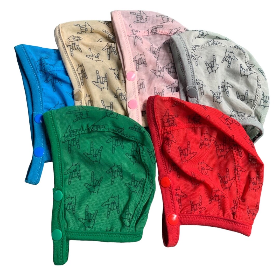 All Mesh Pilot Cap/snap/hearing Aid/cochlear - Etsy Canada