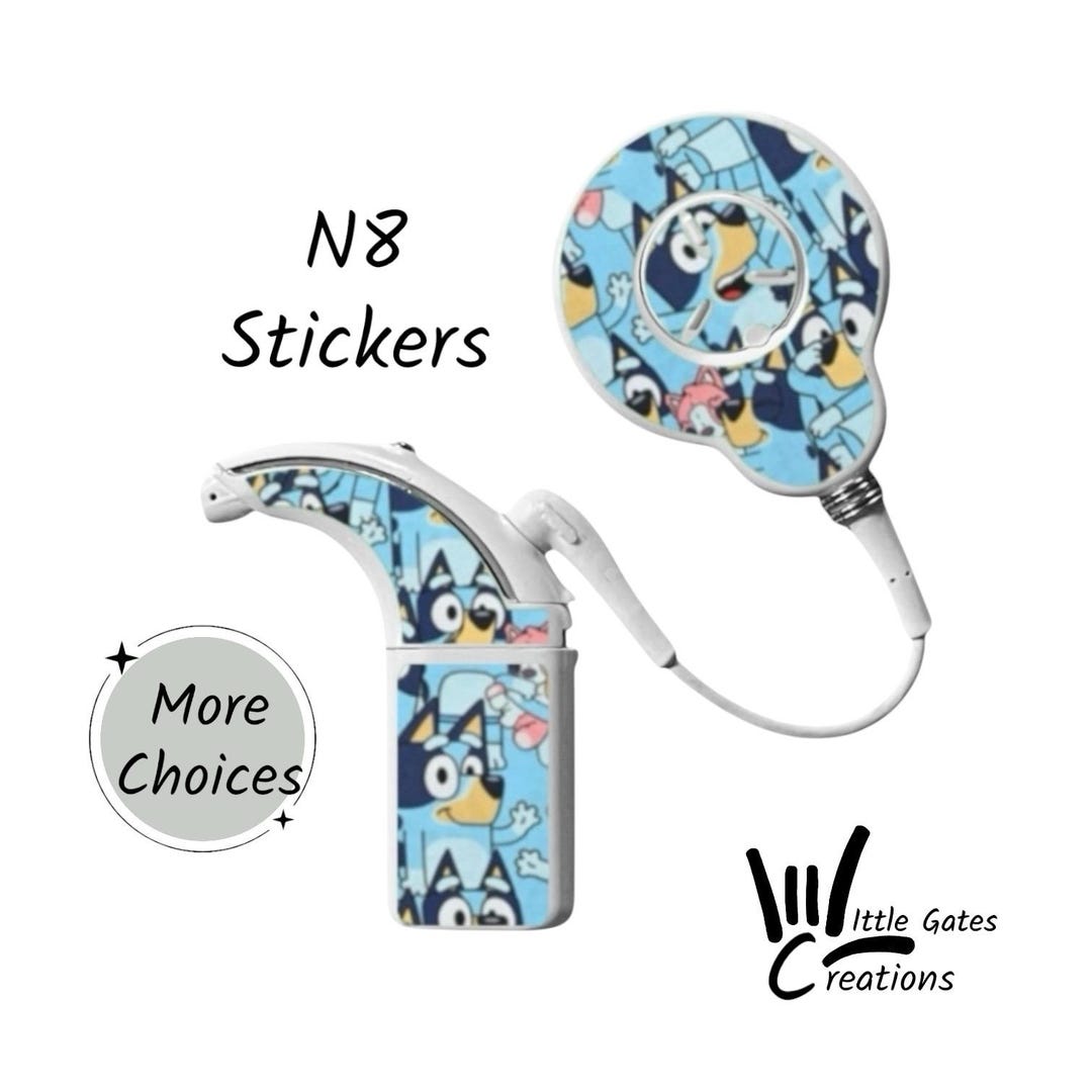 Cochlear Implant Stickers/cochlear Skins/nucleus 8/ N8 Decal/cochlear Decal/cartoon/character ...