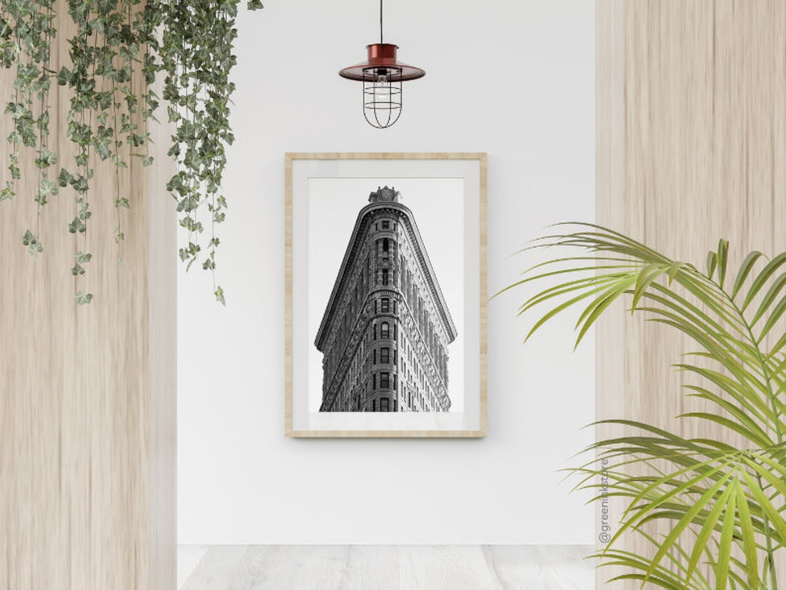 Flatiron Building Wall Art Printable New York Poster New York ...
