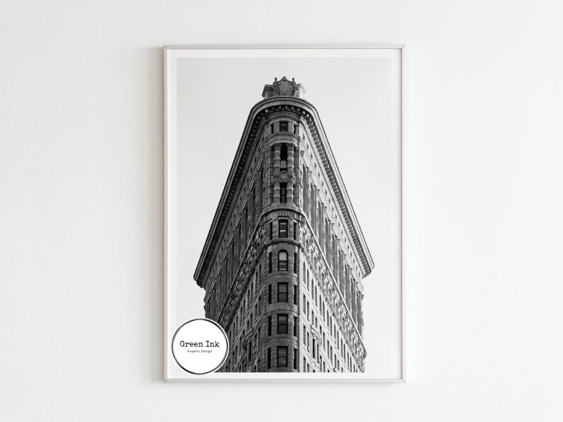 Flatiron Building Wall Art Printable | New York Poster | New York ...