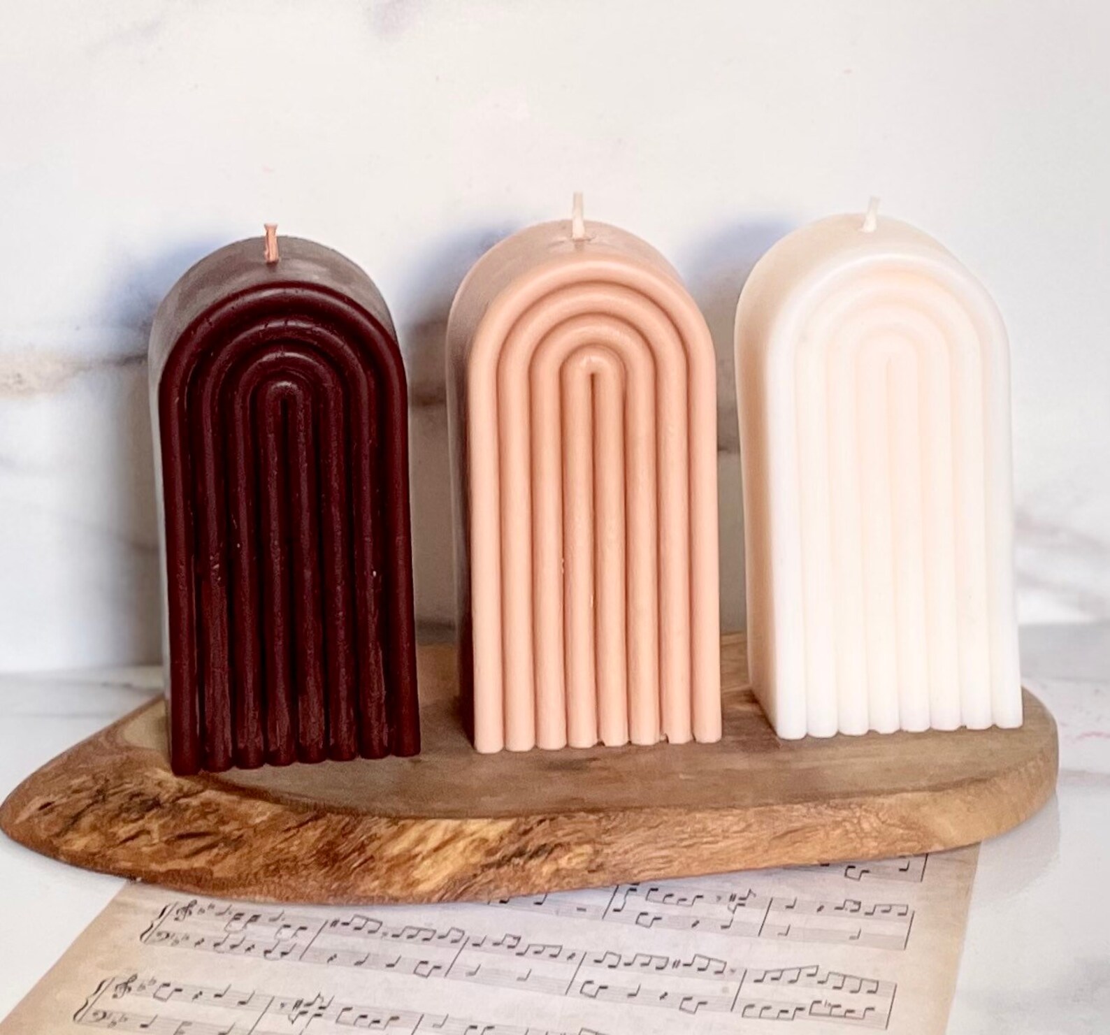 Arch Candle Home Decor Housewarming Gift Decorative | Etsy