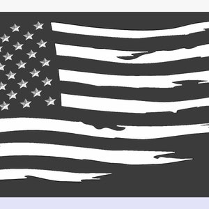 Distressed US Flag Svg and Dxf Cut Files for CNC – Digital Download ...