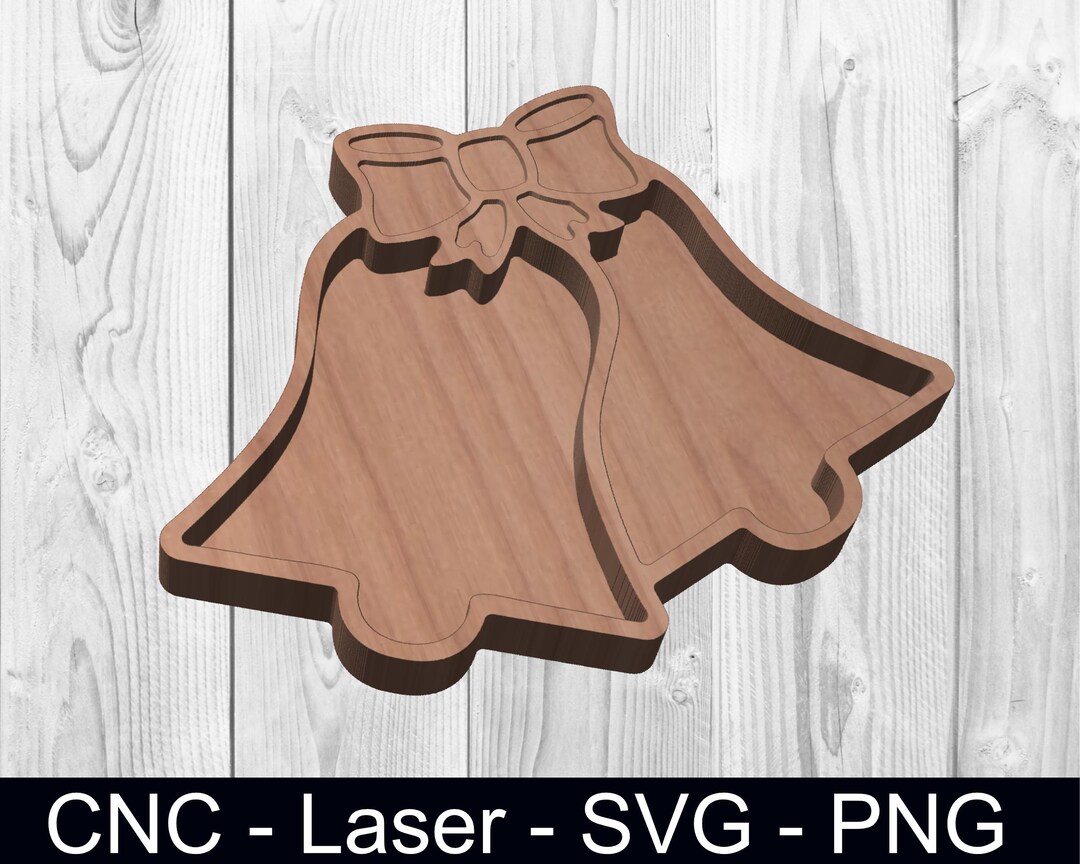 Christmas Bells Serving Tray. CNC Cut File (digital Download) - Etsy