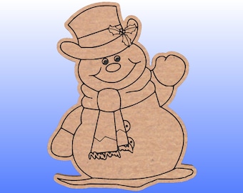 Cnc Snowman Dxf - Etsy