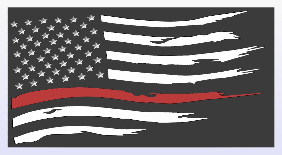 Distressed US Flag Svg and Dxf Cut Files for CNC – Digital Download ...