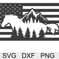 Heifer Cow USA Bandana SVG | Patriotic SVG | America Svg | Usa Bandana ...