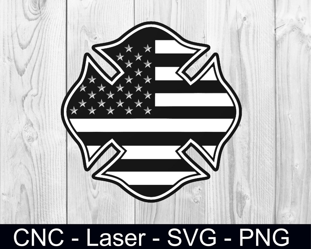 Stars and Stripes Maltese Cross SVG DXF - CNC Laser Cut File (digital ...