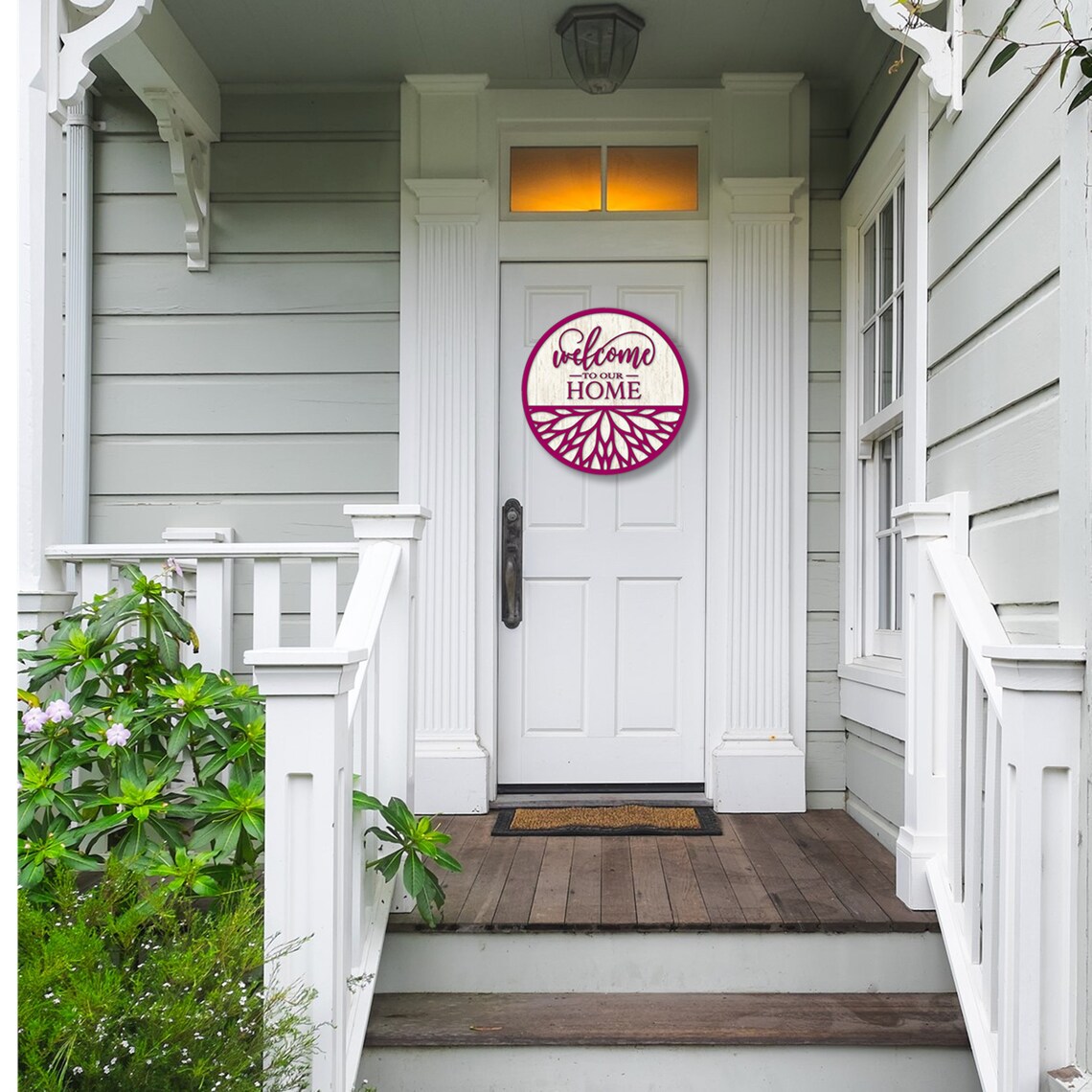 Welcome Home Sign: Multi-layer Laser Cut File (digital Download) - Etsy