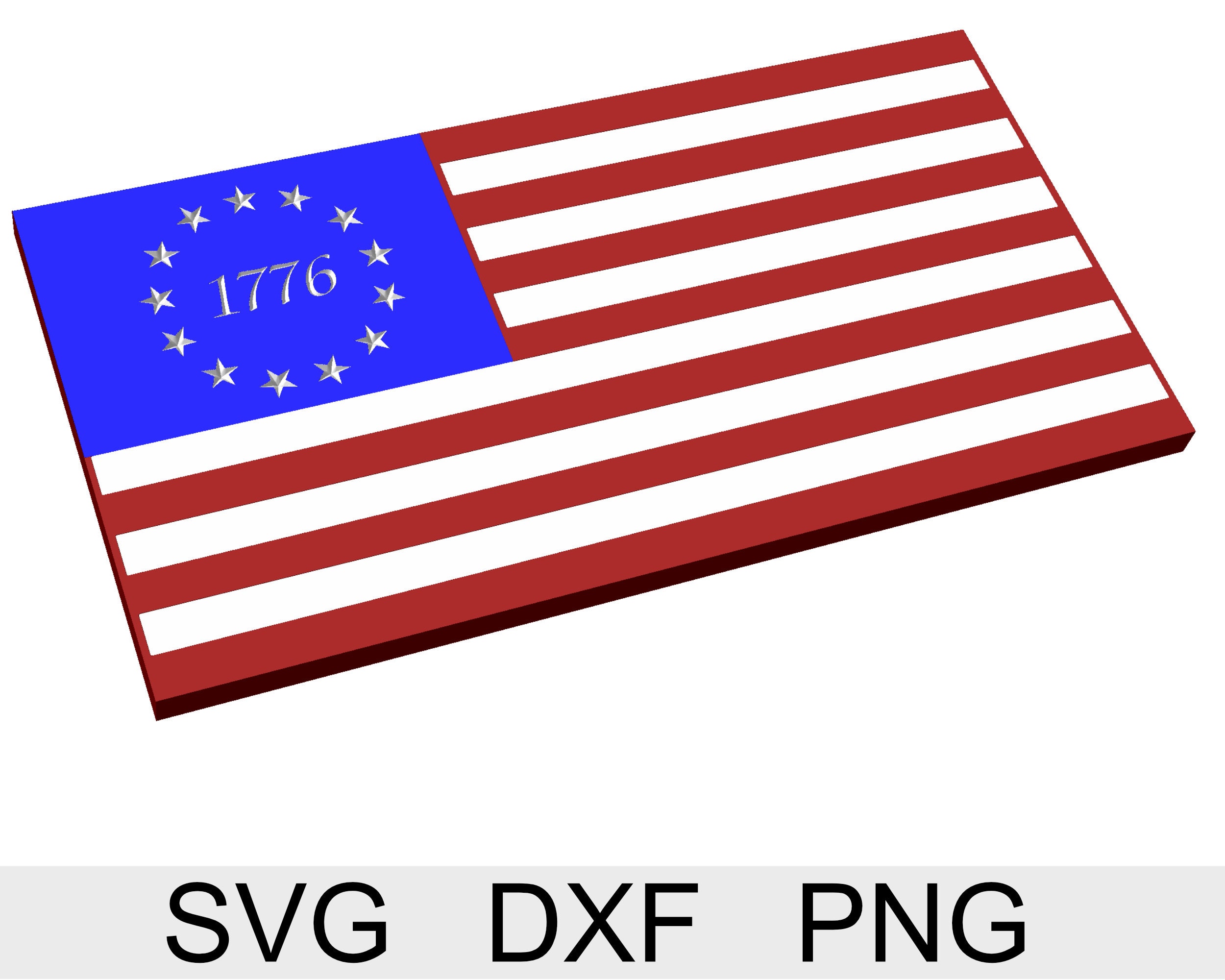 American Flag Bundle US Flag and Betsy Ross Flag in One - Etsy